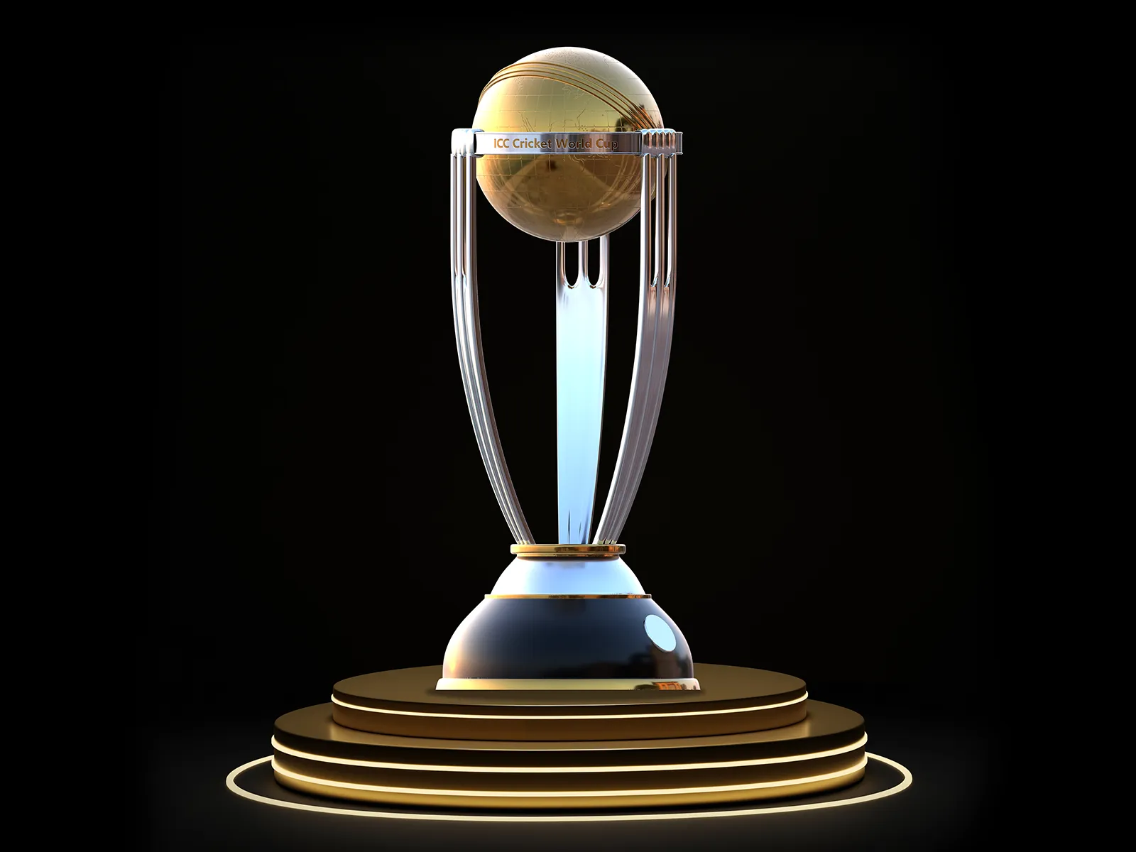 ICC Cricket World Cup Trophy 3D Model