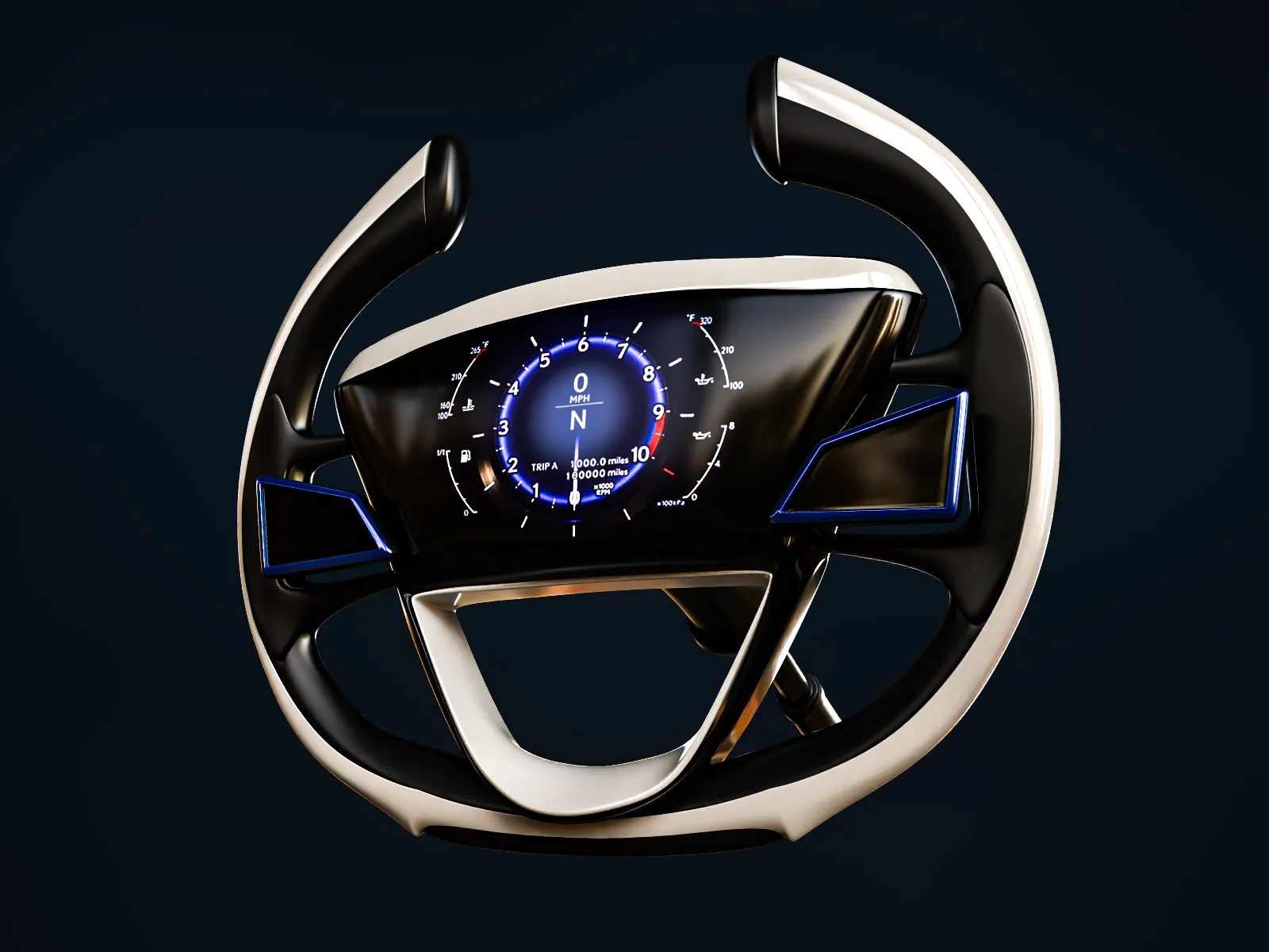 Car Steering Wheel 3D Model | Download (GLB, FBX)
