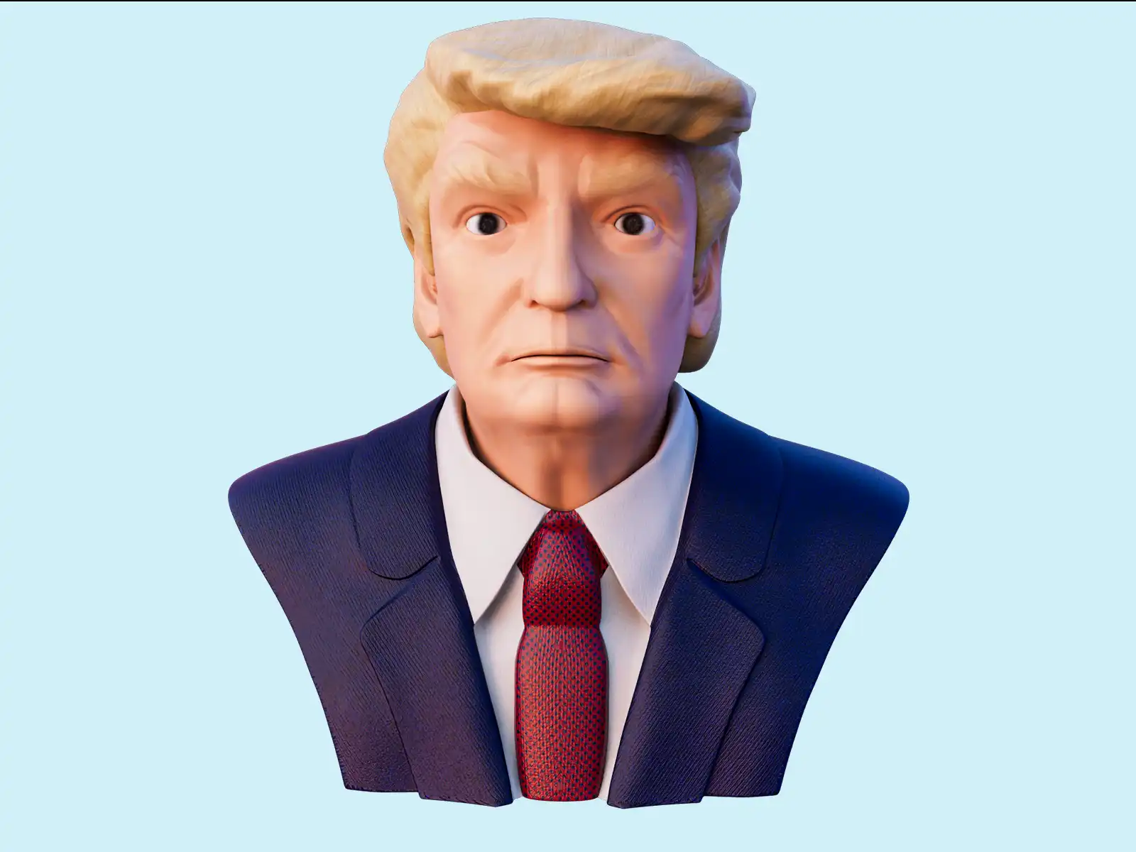 Donald Trump 3D ModeTrump Face 3Dl | 3D Model | Pixlnexs Store