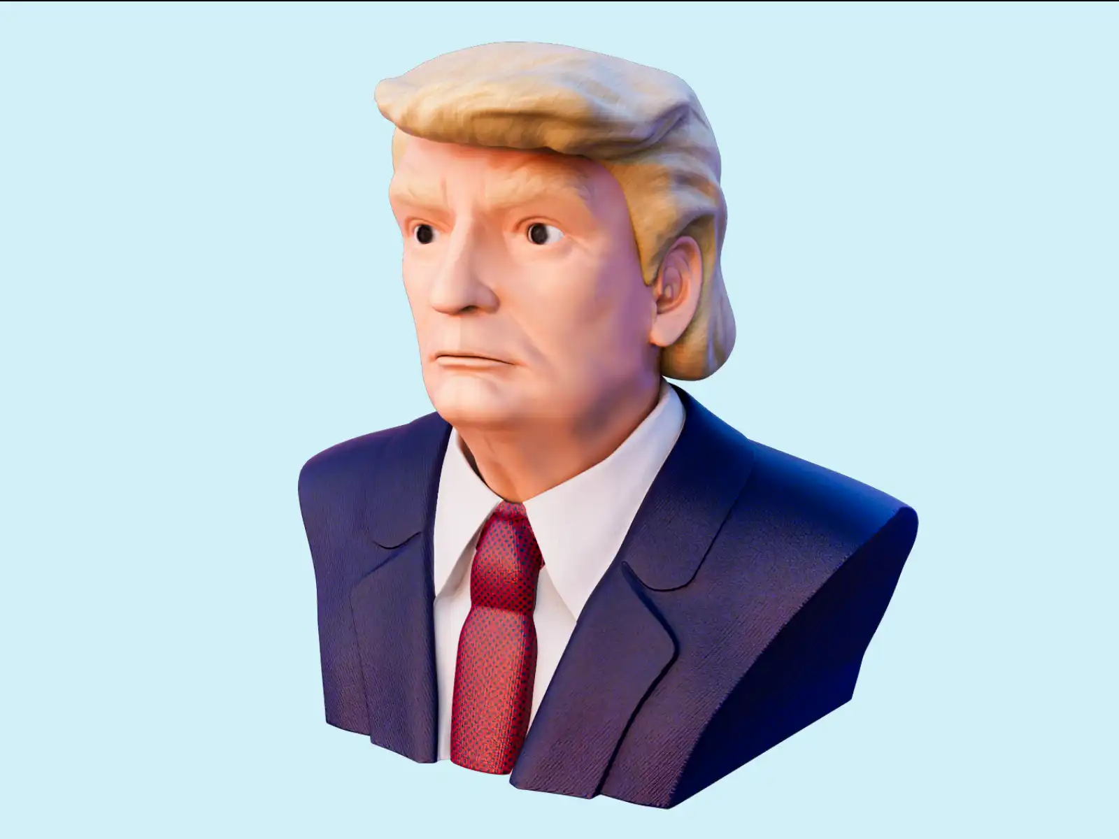 Donald Trump 3D ModeTrump Face 3Dl | 3D Model | Pixlnexs Store
