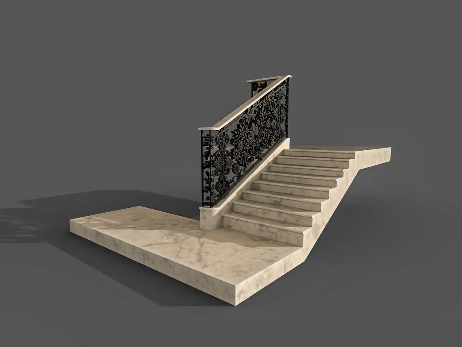 Staircase 3D Model | 3D Model | Pixlnexs Store