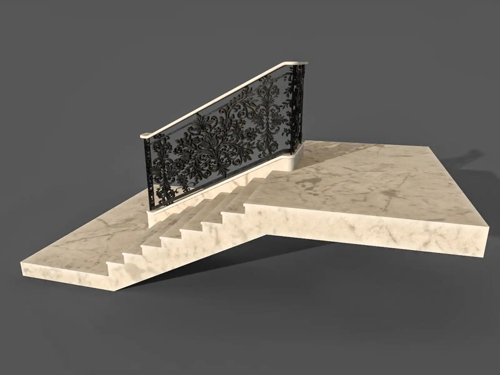 Staircase 3D Model | 3D Model | Pixlnexs Store